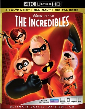 The Incredibles (2004) DVDs and Blu-rays