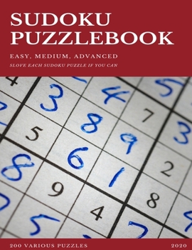 SUDOKU PUZZLEBOOK EASY MEDIUM ADVANCED... book