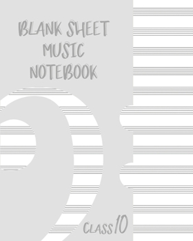 Blank Sheet Music Composition Manuscript... book