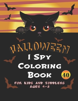 I spy Halloween Coloring Book For Kids... book by Kr Kidscolors Publishing