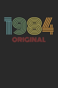 Original 1984 Vintage: Retro Notebook -... book
