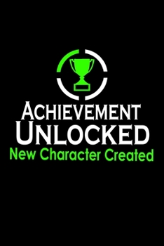 Achievement Unlocked New Character... book