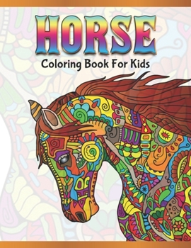 Horse Coloring Book for Kids: Cute... book