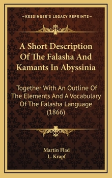 A Short Description of the Falasha and... book by Johann Martin Flad