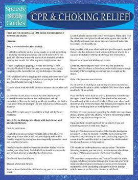 CPR & Choking Relief (Speedy Study... book by Speedy Publishing