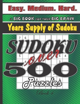 Sudoku over 500 Puzzles, Easy Medium... book by Costello Ireland