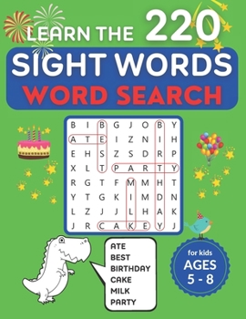 Learn the 220 Sight Words Word Search... book by Major Scale Books