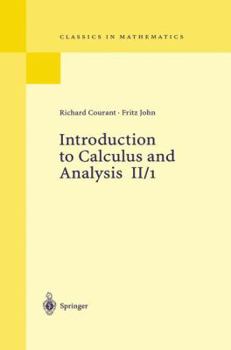 Introduction to Calculus and Analysis,... book by Richard Courant