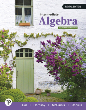 Intermediate Algebra book by Margaret L. Lial