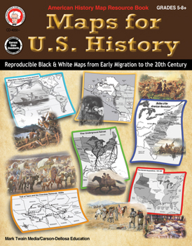 Mark Twain Maps for US History Geography... book