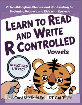 Learn to Read and Write R Controlled... book by Toni Stirtz