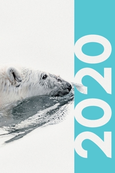 2020: Polar bear swimming Petite Planner... book by Molly Elodie Rose
