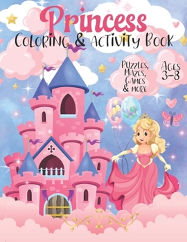 Princess Activity & Coloring Book: Cute... book by AngelFace Press