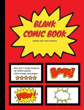 Blank Comic Book: Create Your Own... book by Creative Kid