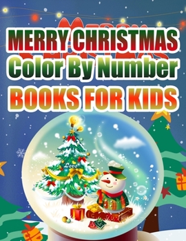 Merry Christmas Color By Number Books... book