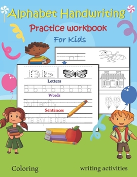 Alphabet Handwriting Practice Workbook... book by Educartoons Amerg
