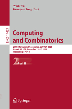 Computing and Combinatorics: 29th... book
