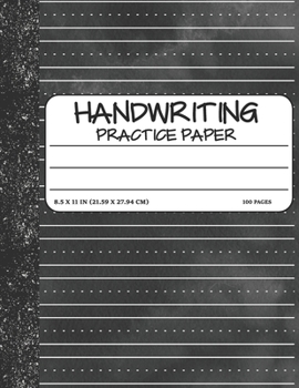 Handwriting Practice Paper: Dotted... book