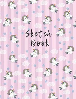 Sketch Book: Cute Baby Unicorn... book by Popular Books