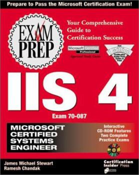 MCSE IIS 4 Exam Prep (Exam: 70-087) book by James Michael Stewart