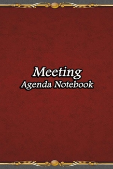 Meeting Agenda Notebook: Business... book by Nundo Chan